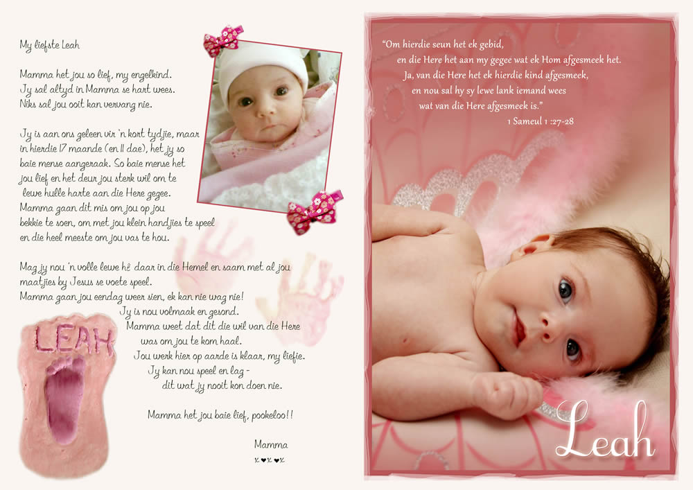 :: Leah Marx Trust Fund, The first time I saw her I was overwhelmed ...